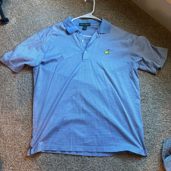 Masters | Shirts | Vintage Vtg Mens Large Masters Polo Amen Corner ...